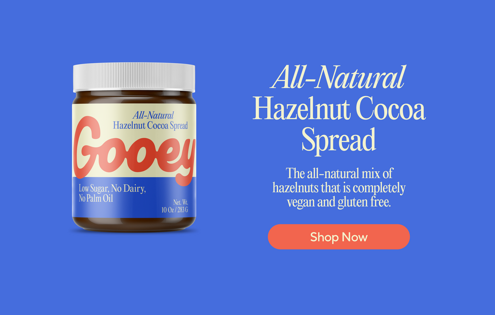 Gooey: Hazelnut Cocoa Spread · Gooey Snacks